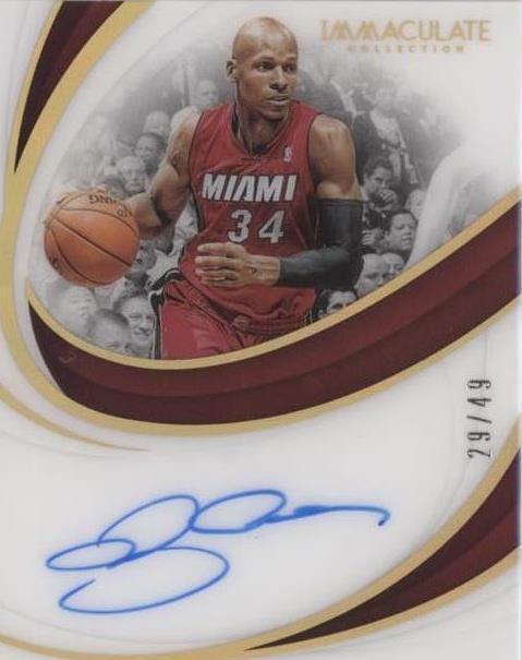 2018-19 Panini Immaculate Collection - All-Time Greats Autographs Ray ...