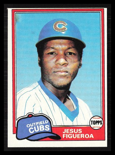 Jesus Figueroa 1981 Topps #533 Chicago Cubs Rookie | eBay