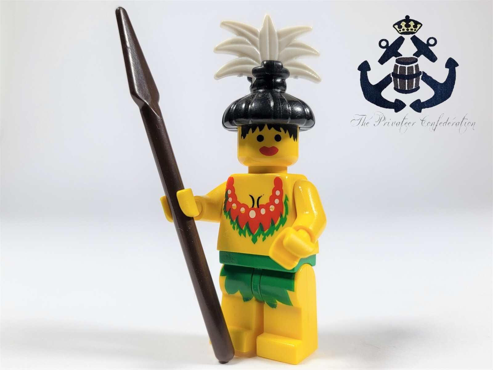 LEGO Minifigure 1990s Pirates Islander Female pi066 + Spear - 6256 ...