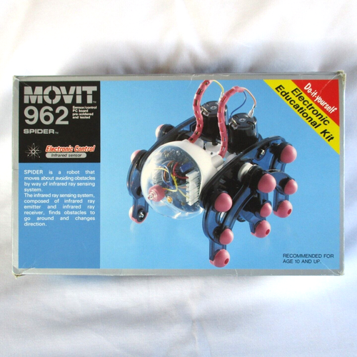 Vintage Movit 962 Spider Robot Educational Electronic Kit by OWI Elekit ...