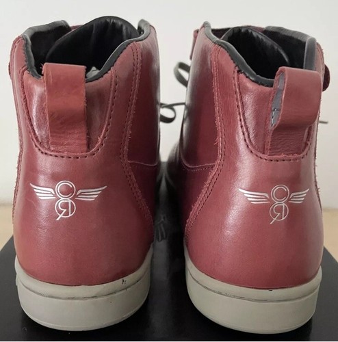 Creative Recreation Dicoco Red Leather Hi Tops - Wrinkled Cordovan ...
