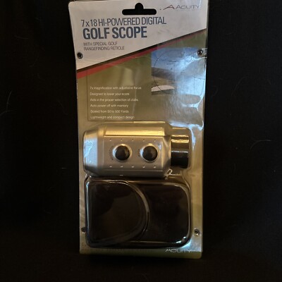 Acuity Hi-Powered Digital Golf Scope Golf Range Finder New | eBay