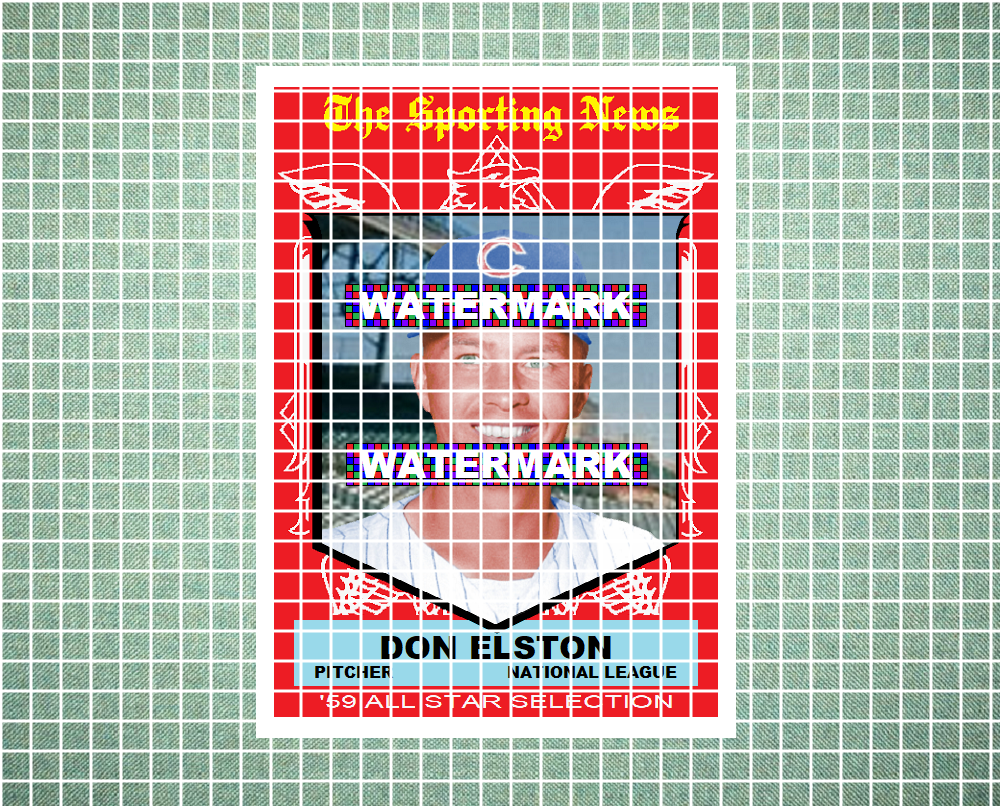 Don Elston All Star Chicago Cubs 1959 Style Custom Baseball Art Card | eBay