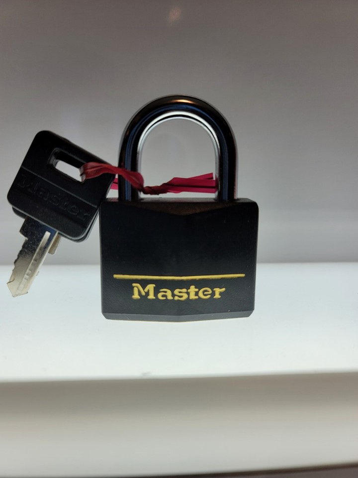 Master Lock 131T Hardened Steel Covered Solid Body Padlock 1-3/16 in. | eBay