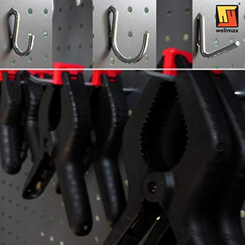 30pc Heavy Duty Pegboard Hooks Set Peg Board Hook Assortment and ...