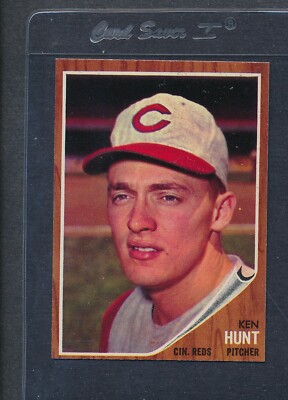 1962 Topps #364 Ken Hunt Reds EX *5593 | eBay