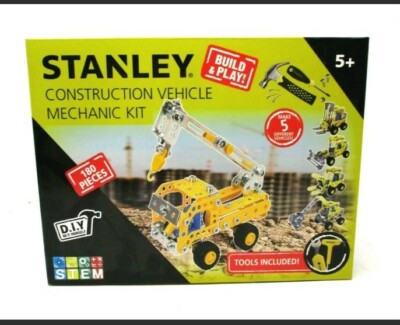 Stanley Multi Construction Vehicle Mechanic Kit 180 Pieces | eBay