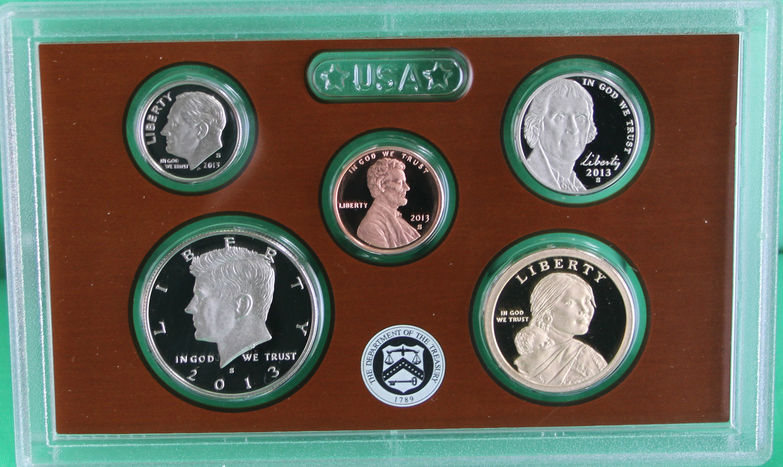 2013 S United States Mint ANNUAL 14 Coin Proof Set Original Box and COA ...
