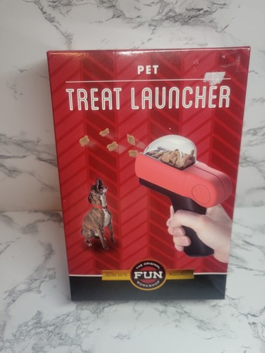 Pet Treat Snack Launcher Red Dog Or Cat Treat Catapult Brand New | eBay