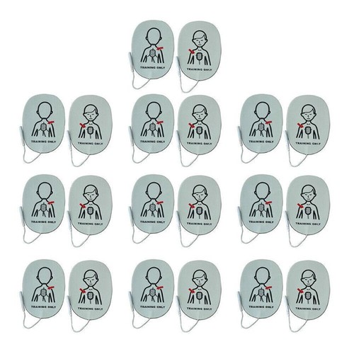 20 Pieces First Aid AED Training Device Training Replacement Child Pads ...