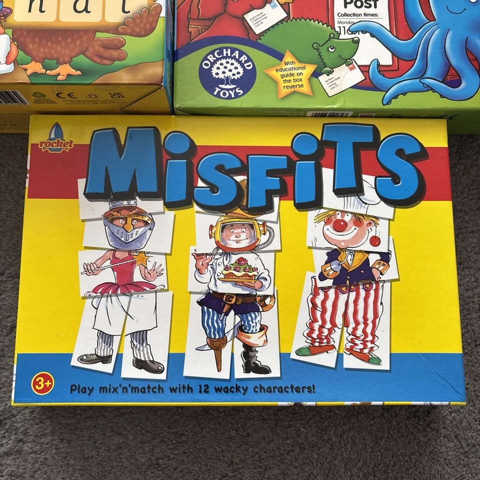 3 X Educational Games Orchard Toys Match & Spell, Post Box Game ...