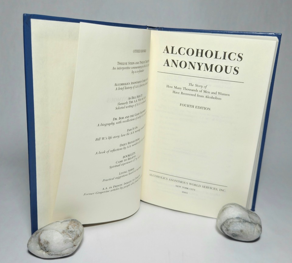 Alcoholics Anonymous Big Book 2001 Fourth Edition First Printing ...