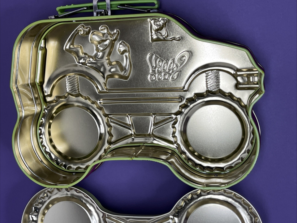 Scooby Dooby Doo Metal Lunch Box Green Truck Vintage 2001 | eBay