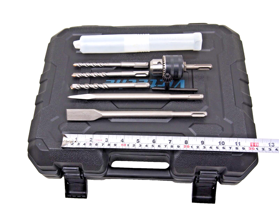 Victeche SDS Plus Rotary Hammer Drill 3 Function Variable Speed 1800W ...