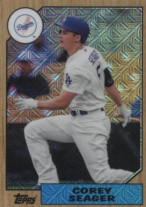 2017 Topps Silver Pack 1987 Design Chrome - Corey Seager #87-CSE for ...