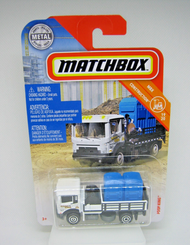 2019 Matchbox Poop King Porta Potty Truck White | eBay