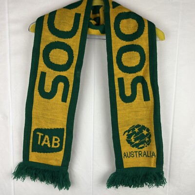 TAB Promo Collectable Memorabilia World Cup Knit Socceroos Scarf | eBay ...