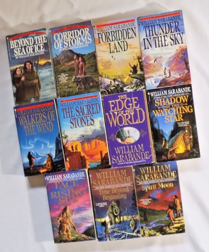 Complete Set THE FIRST AMERICANS Series Saga 11 PB Books by William ...