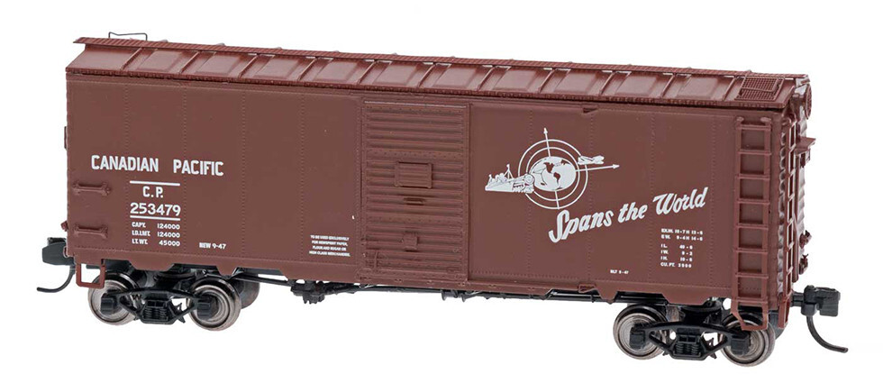 Canadian Pacific 40' AAR Boxcar Spans The World InterMountain #66802-31 ...