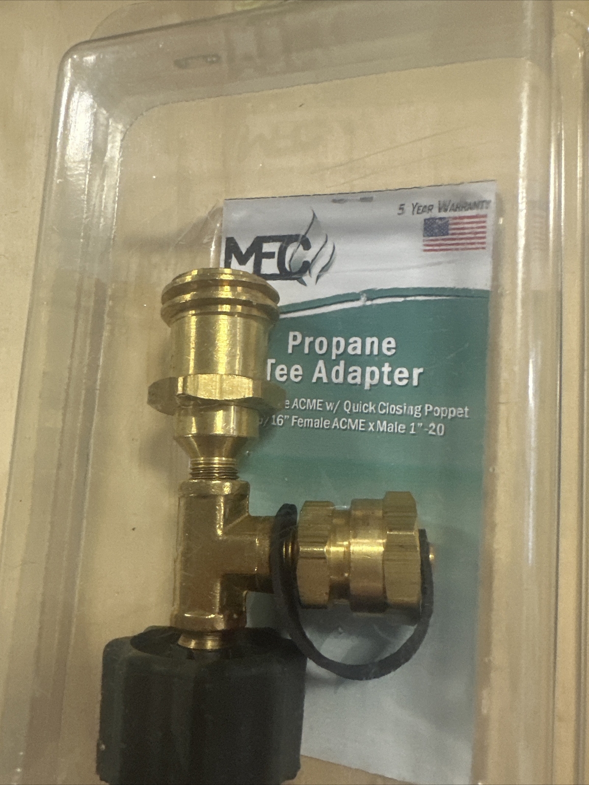 MEC propane Tee Adapter ME418P | eBay