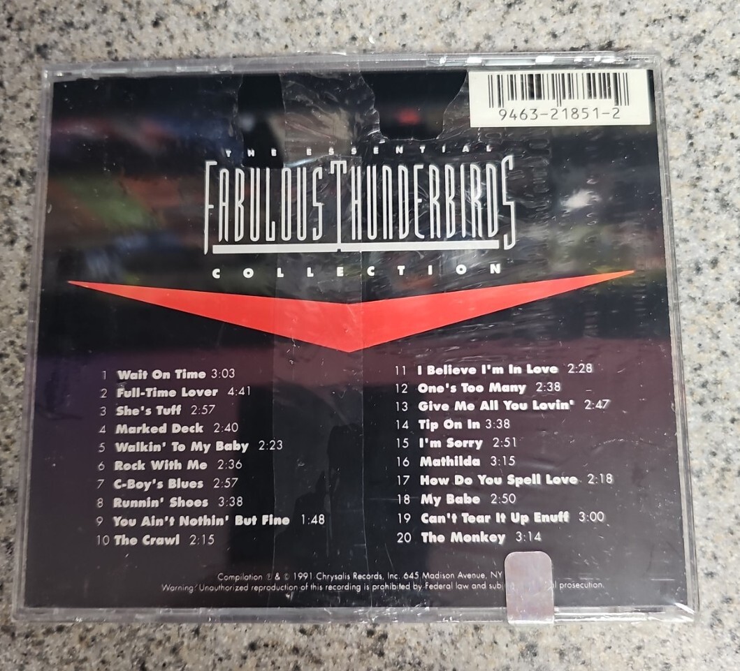 The Essential by The Fabulous Thunderbirds (CD, Jul-1996, EMI-Capitol ...