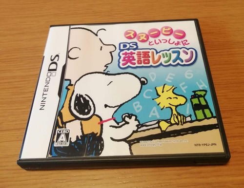 English Lessons with Snoopy Nintendo DS Japanese ver Tested | eBay