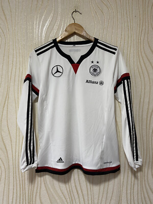 GERMANY 2014 2015 HOME FOOTBALL SHIRT SOCCER JERSEY LONG SLEEVE ADIDAS ...