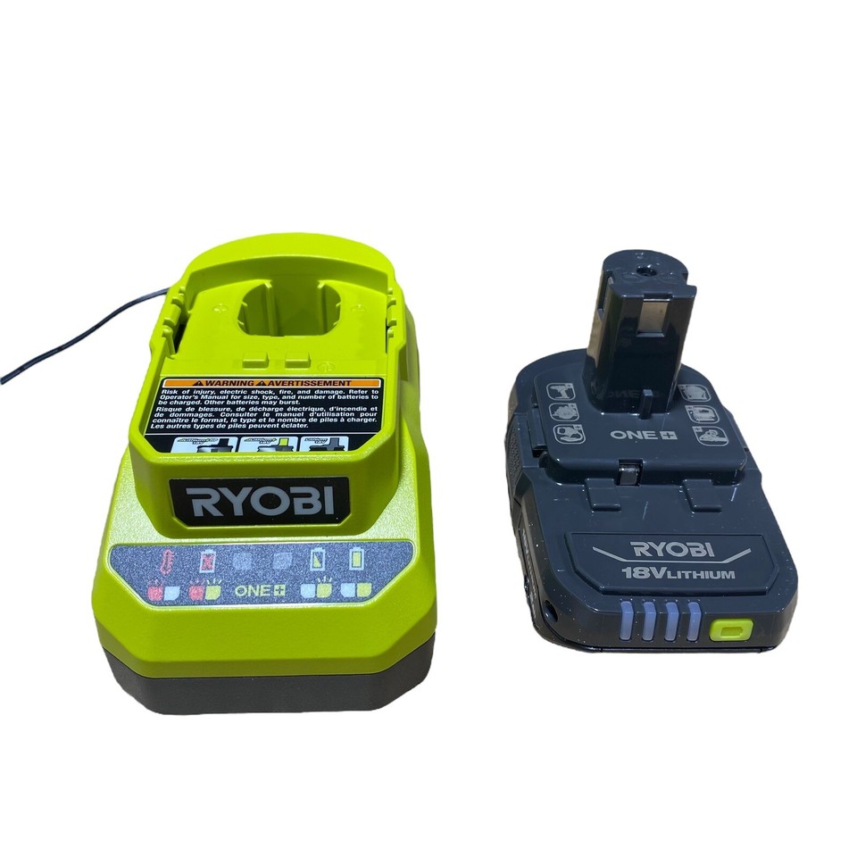 Ryobi PCG002 18V One+ Lithium Battery Charger With Battery PBP006 | eBay