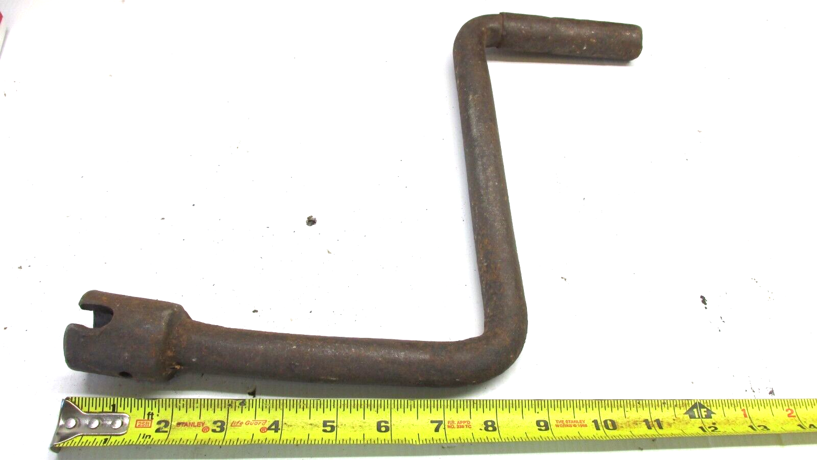 Old International Harvester Farmall M Tractor Engine Start Hand Crank ...