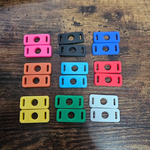 Two Shoelace Adapters / holder for Crocs Charms in Trainers Boot laces ...