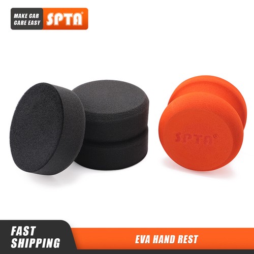 SPTA 3 Inch (75mm) Car Polishing Hand Applicator with 3 Sponge Kit for ...