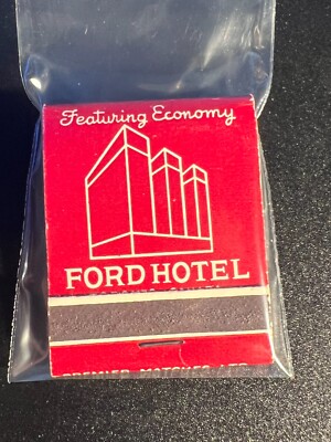 VINTAGE MATCHBOOK - FORD HOTEL - TORONTO, ONTARIO, CANADA - UNSTRUCK ...