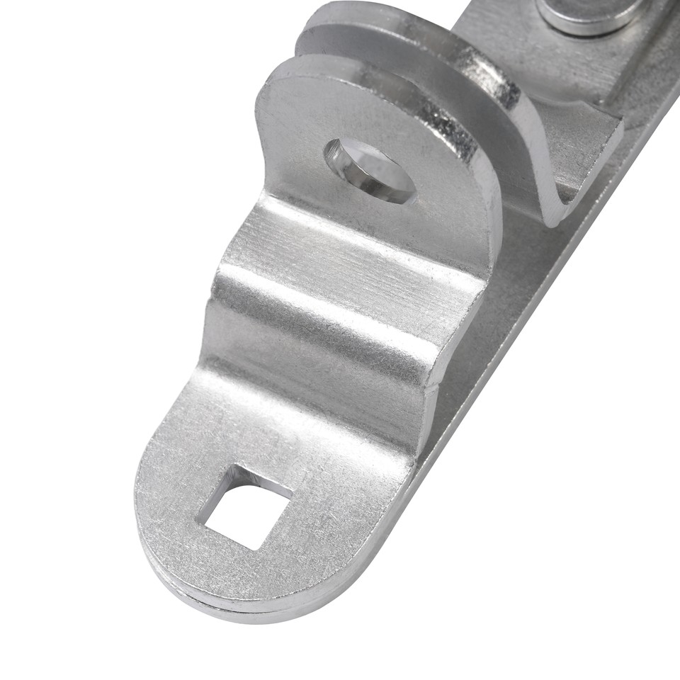 Silvery Trailer Swing Door Cam Bar Lock Hasp Keeper Latch Utility Cargo ...