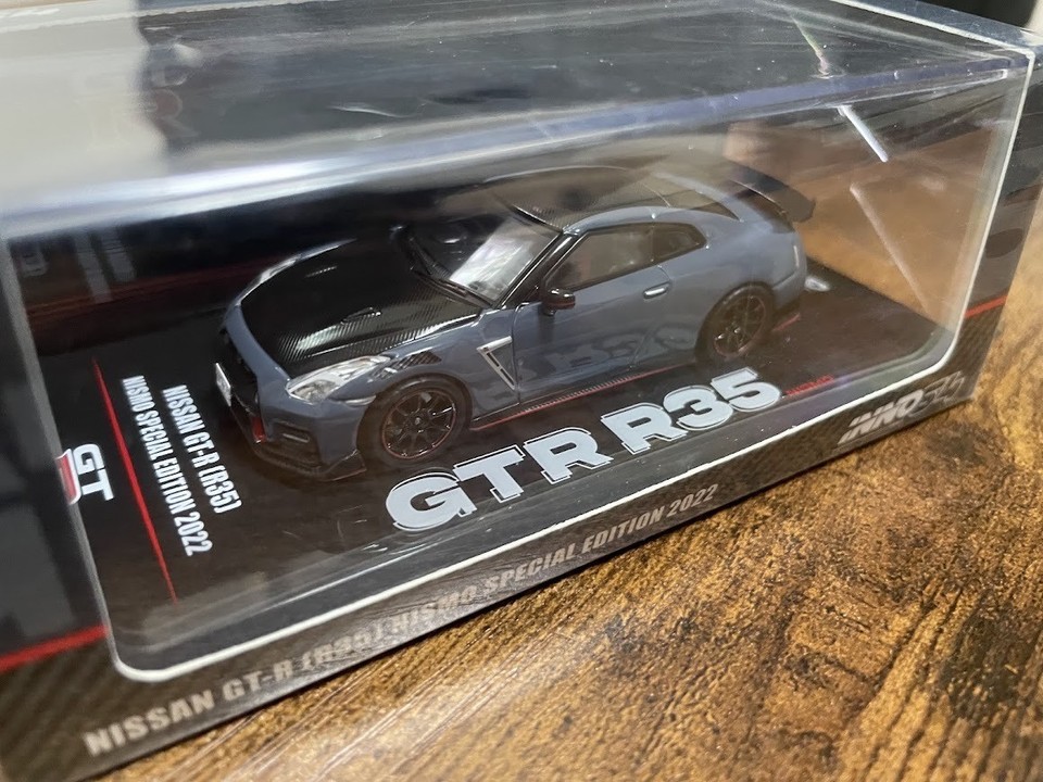 1/64 INNO els Nissan GT-R (R35) NISMO Special Edition 2022 Stealth Gray ...