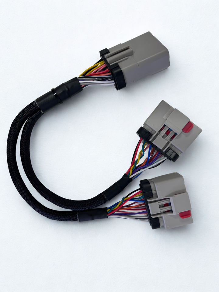 AVRGT RP1226 14-Pin Y Cable 1 Male to 2 Female Splitter, 20AWG Power ...