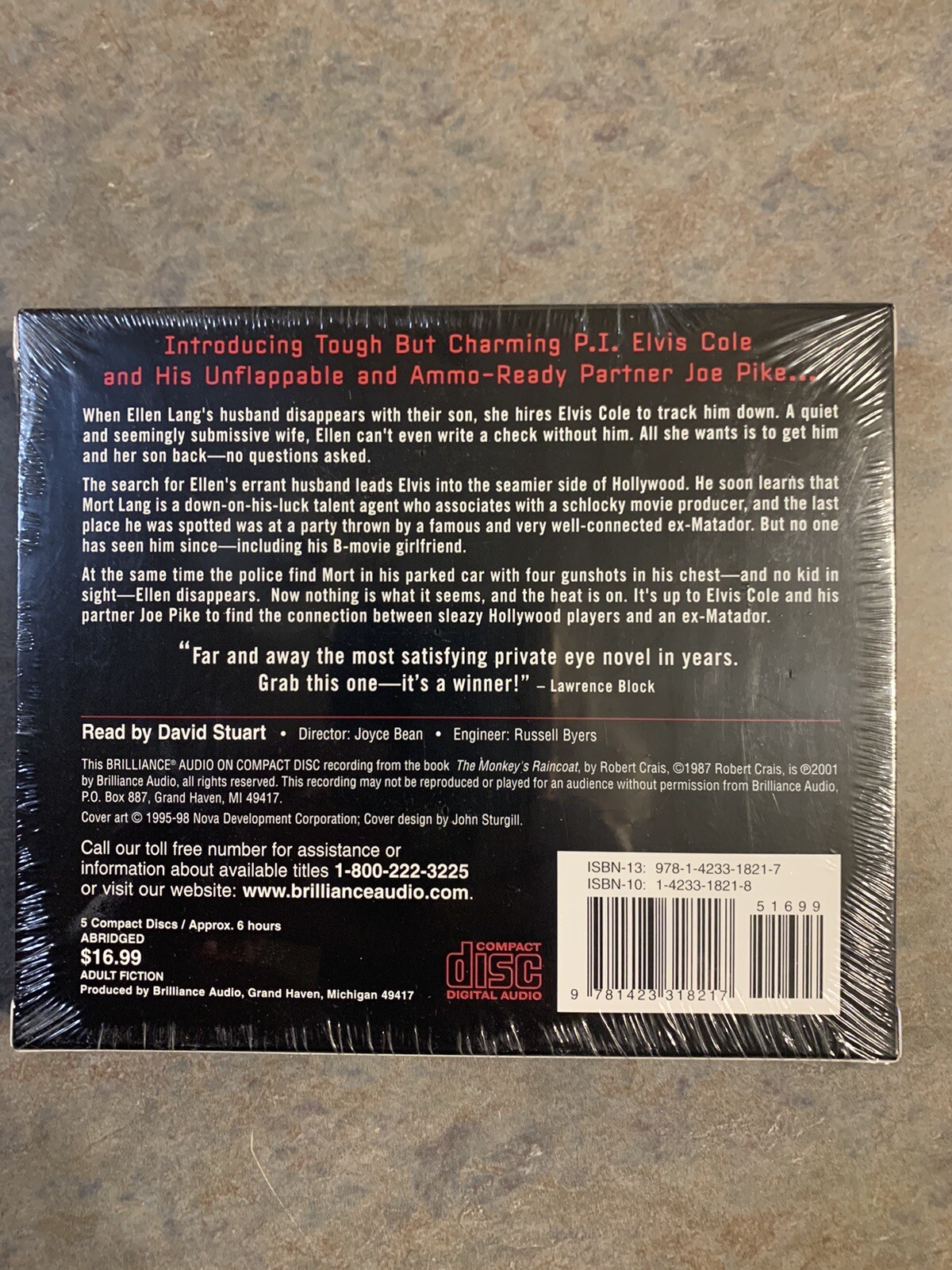 An Elvis Cole and Joe Pike Novel Ser.: The Monkey's Raincoat by Robert ...