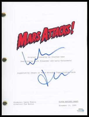 Lukas Haas "Mars Attacks!" AUTOGRAPH Signed Full Complete Script Screenplay ACOA | eBay