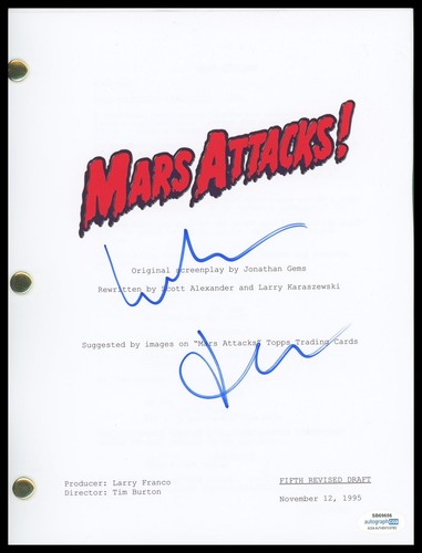Lukas Haas "Mars Attacks!" AUTOGRAPH Signed Full Complete Script Screenplay ACOA | eBay