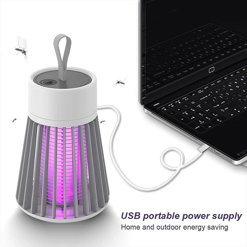 Electric Mosquito Insect Killer Zapper LED Light Fly Bug Trap Pest ...