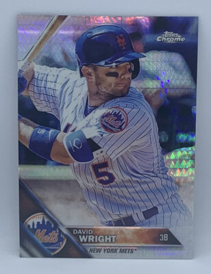 2016 Topps Chrome David Wright Mets #134 Prism Refractor | eBay