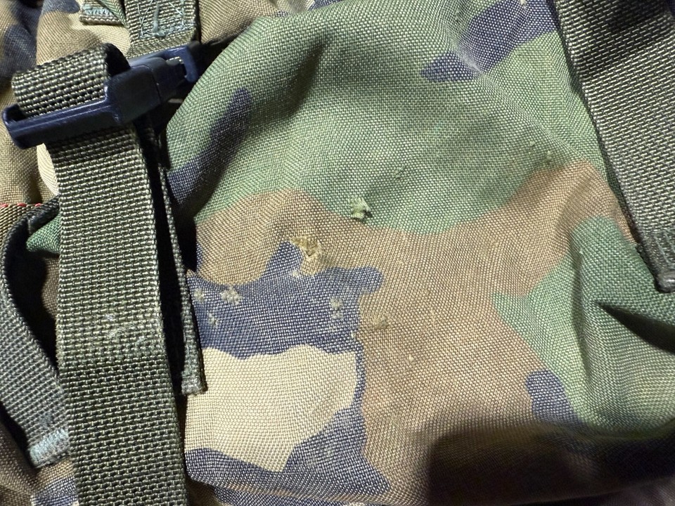 DAMAGED BAG ONLY US Army Woodland Combat Patrol Pack Camo Assault BDU ...