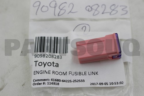 9098208283 Genuine Toyota ENGINE ROOM FUSIBLE LINK 90982-08283 | eBay