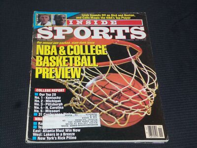 1987 NOVEMBER INSIDE SPORTS MAGAZINE - NBA & COLLEGE BASKETBALL - L ...
