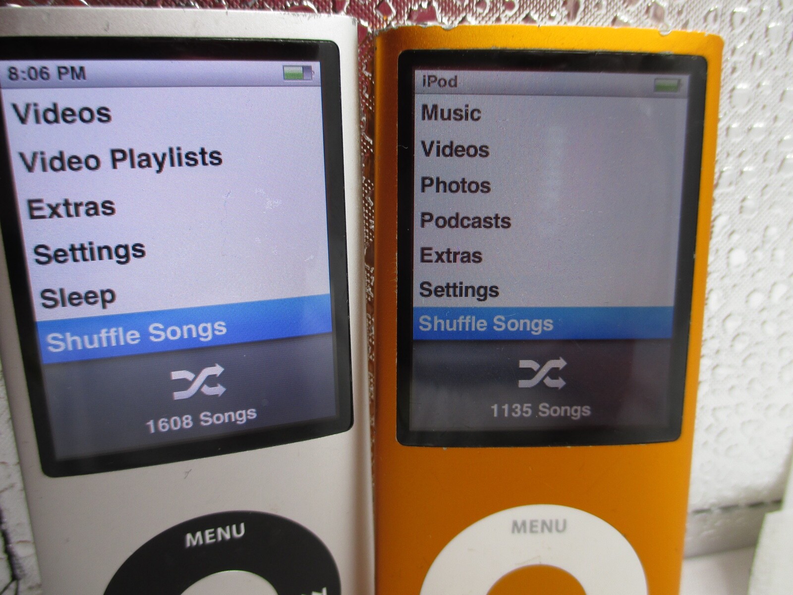 Apple 8GB iPod Nano - 4th Generation - Silver - A1285 - Good Battery | eBay