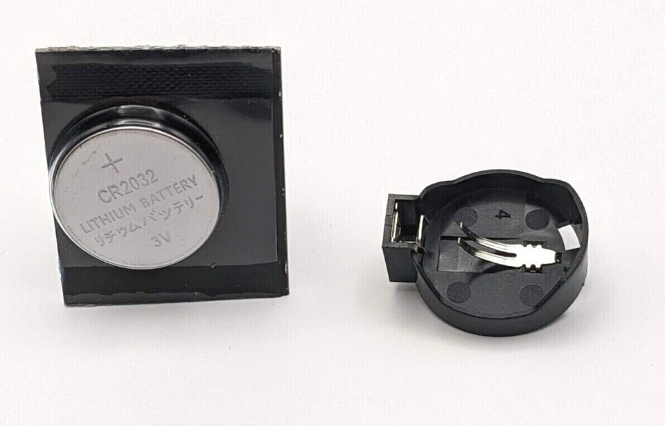 GameCube Battery Holder Mod/ Color Power LED Kit CR2032 Clock Save ...