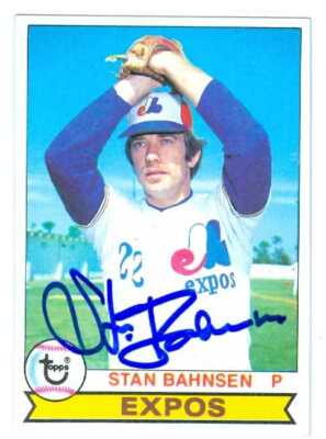 Stan Bahnsen autographed baseball card (Montreal Expos) 1979 Topps #468 ...