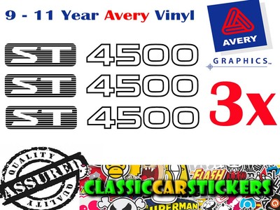 ST 4500 Sticker Decal for GU Nissan Patrol | eBay Australia