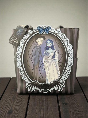 Loungefly Corpse Bride Emily & Victor Portrait Tote Bag NWT | eBay