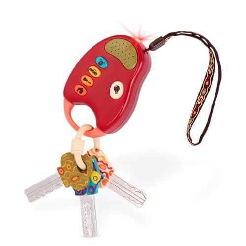 Toy Car Keys with Lights & Sounds – FunKeys – Interactive Baby Toy for ...