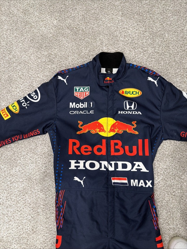 Max Verstappen F1 Racing Suit Blue Driver Go Kart Racewear CIK/FIA L2 ...